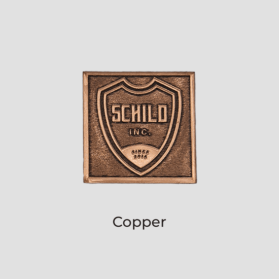 Self Order Vintage Printed Custom Metal Labels - Schild Inc