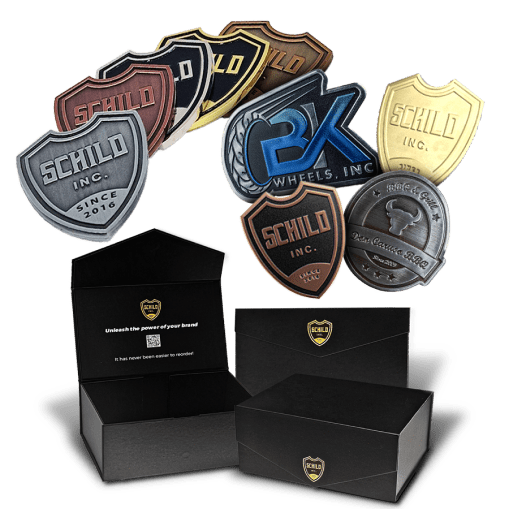 Metal Labels & Hard Badges Sample Pack | Premium Branding – Schild Inc